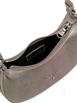 Patrizia Pepe Logo-lettering Crossbody Bag - Grey