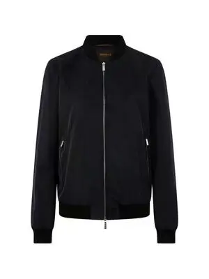 MOORER Zipped Bomber Jacket