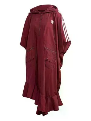 Adidas Hooded Ruffled Poncho