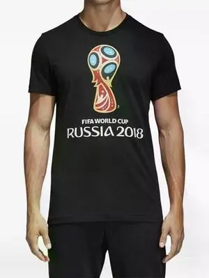 Adidas Fifa World Cup Russia 2018 Emblem T-shirt - Black