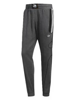 Adidas Stripe Detail Track Pants - Grey