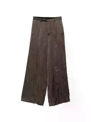 Rick Owens Flared Trousers - Brown