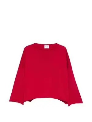 BEYOU Long-sleeve Boat Neck Sweater