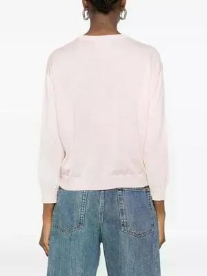 BEYOU Ribbed-hem Sweater