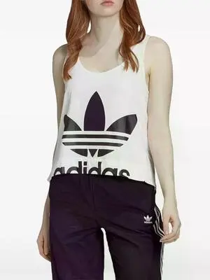 Adidas Logo-print Tank Top - White