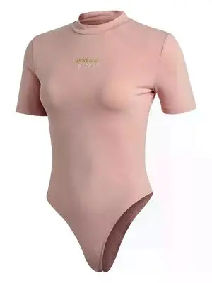 Adidas R.y.v. Logo-embroidered Bodysuit - Pink