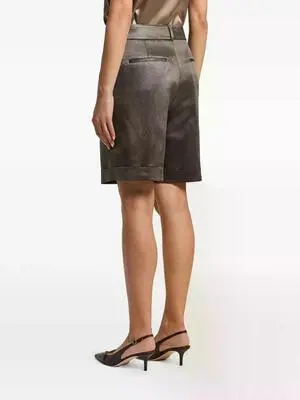 Peserico Pleated Turn-up Shorts