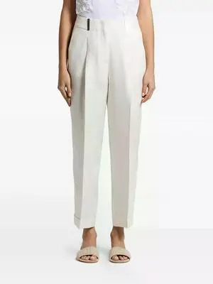 Peserico Cuffed Pleated Trousers