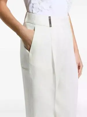 Peserico Cuffed Pleated Trousers