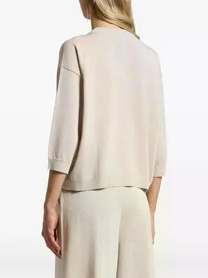 Peserico Fine-knit Crew-neck Sweater