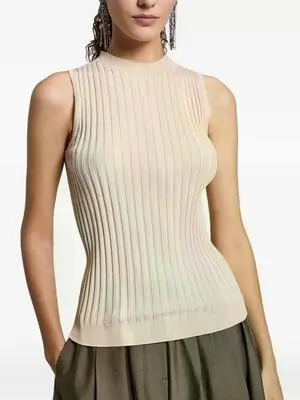 Peserico Sleeveless Ribbed Top
