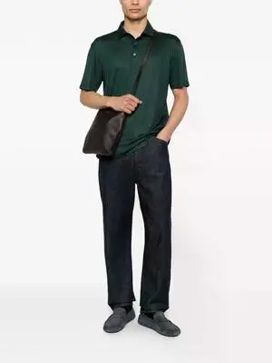 Zegna Buttoned Wool Polo Shirt