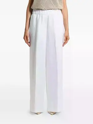 Peserico Herringbone Wide Leg Trousers