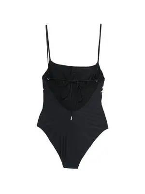 Simkhai Floral-embroidered One-piece Swimsuit