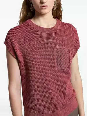 Peserico Pocket Knitted Top