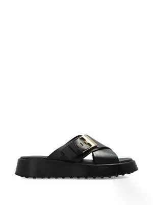TOD'S Criss-cross Mules