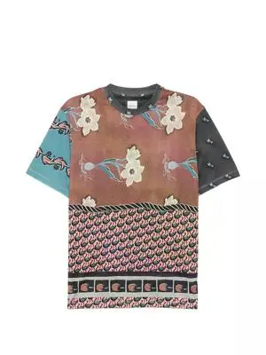 Paul Smith Floral-print T-shirt - Brown