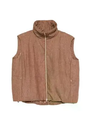 Herno Funnel-neck Zip Gilet