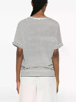 Herno Striped Crew-neck T-shirt
