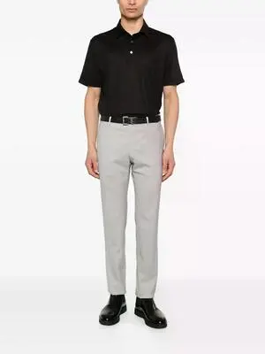 Zegna Buttoned Wool Polo Shirt