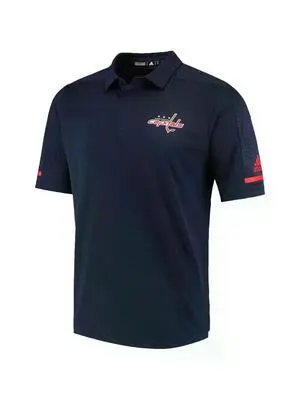 Adidas X Nhl Washington Capitals Game Day Polo Shirt - Blue