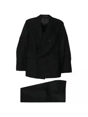 Caruso Wool Double-breasted Suit