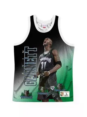 Mitchell & Ness X Nba Timberwolves Kevin Garnett Behind The Back Jersey - White