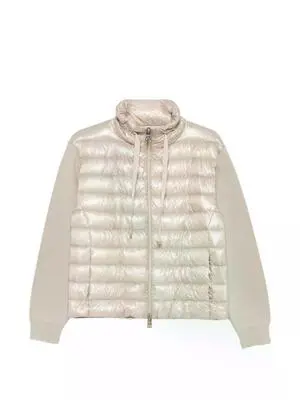 Herno Quilted Zip Jacket - Neutrals