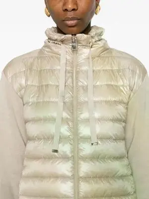 Herno Quilted Zip Jacket - Neutrals