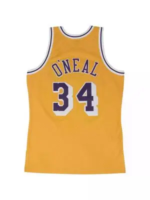 Mitchell & Ness Nba Shaquille O’neal 1996 Los Angeles Lakers Vest - Yellow