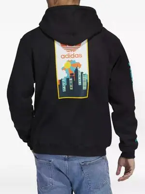 Adidas X Beyond The Streets Logo Hoodie - Black