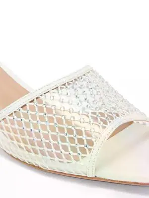 NICOLI Beaded Mesh Mules