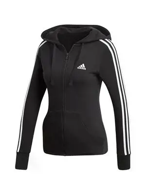 Adidas Essentials 3-stripe Zip-up Hoodie