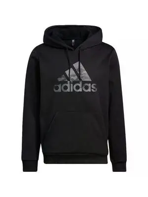 Adidas Camouflage-print Hoodie - Black