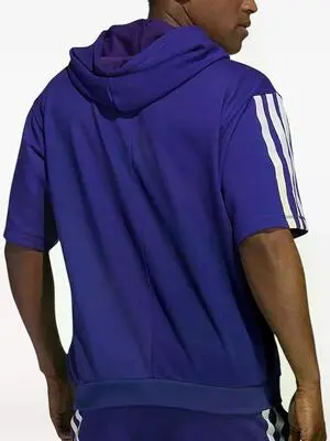 Adidas X Donovan Mitchell Short-sleeve Hoodie - Purple