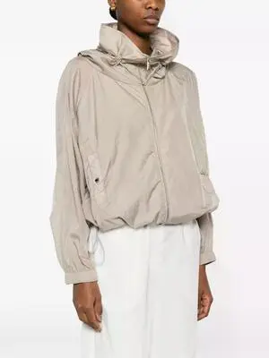 MOORER Hooded Zip Jacket