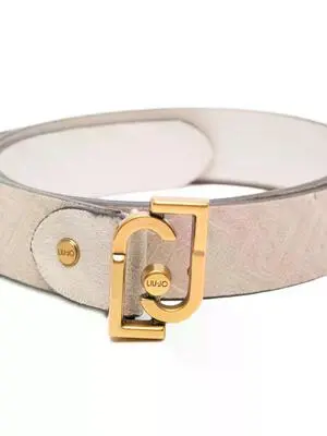 Liu Jo Logo-pattern Buckle Belt