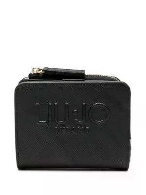 Liu Jo Logo-embossed Zip-around Wallet - Black