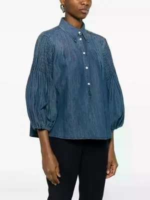 Pinko Button Pleated Blouse