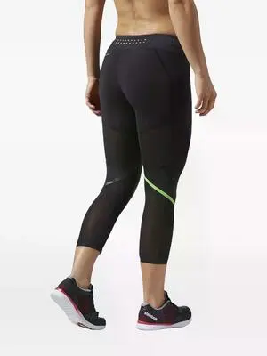REEBOK High-rise Capri Leggings With Perforated Detail