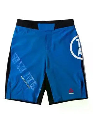 REEBOK Logo-print Track Shorts - Blue