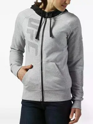 REEBOK Full-zip Hoodie - Grey