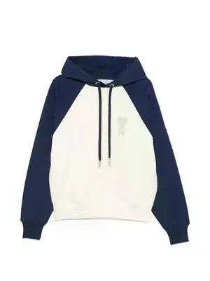 Ami Raglan-sleeves Hooded Sweatshirt
