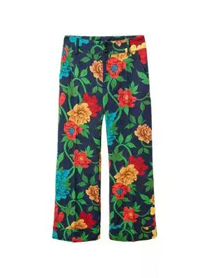 La DoubleJ Floral Print Trousers