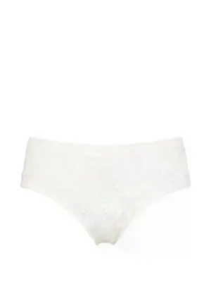 ERES Murmures Lace Tanga Briefs - White