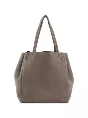 Celine Phantom Tie Cabas Leather Medium Tote Bag - Neutrals