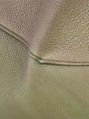 Celine Phantom Tie Cabas Leather Medium Tote Bag - Neutrals