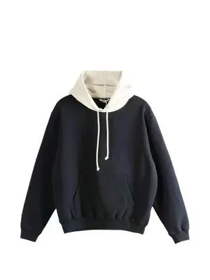 Auralee P/o Colour-block Hoodie - Blue