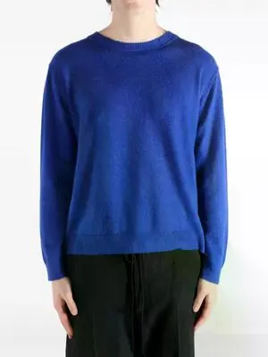 Auralee Fine-knit Round-neck Sweater