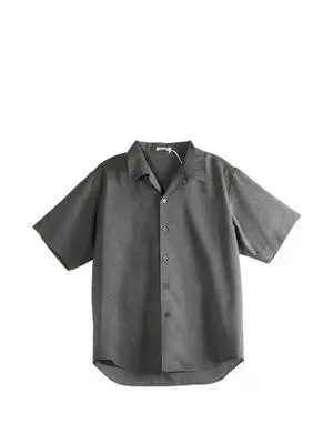 Auralee Summer Twist Short-sleeve Shirt - Grey